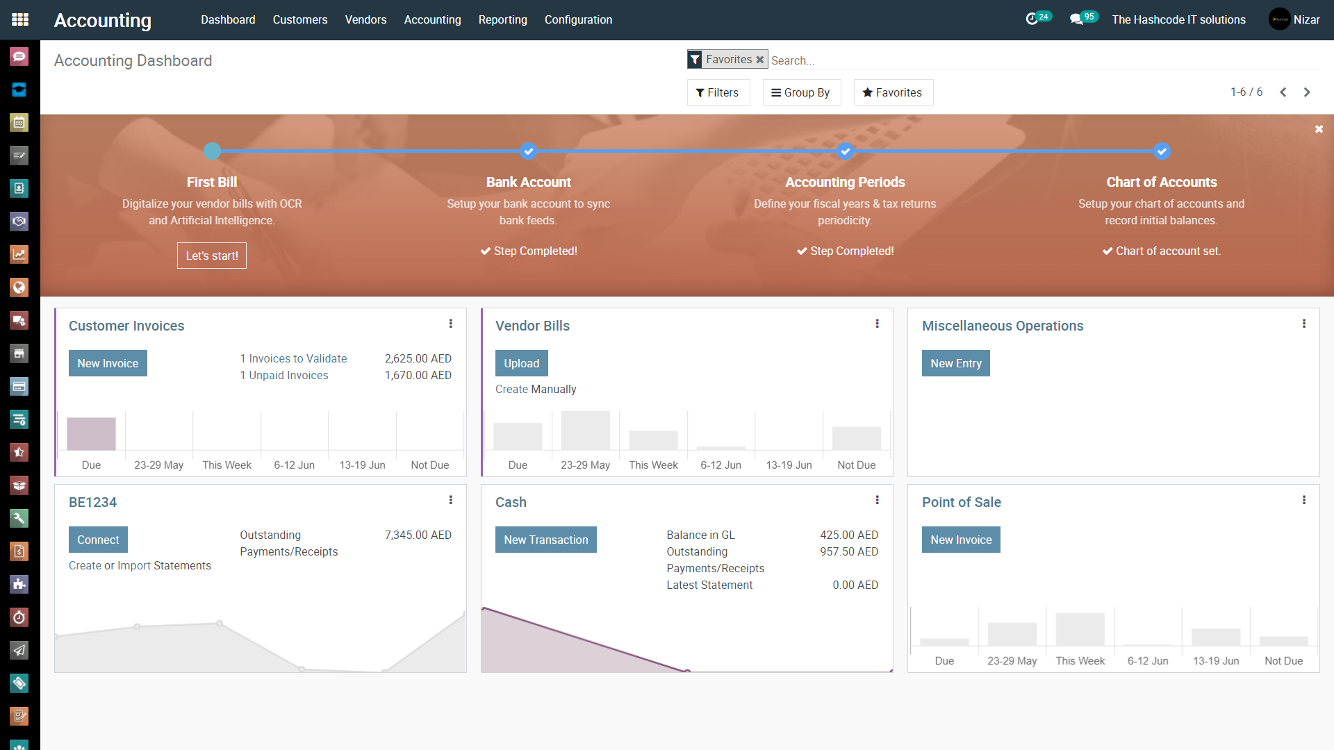 Odoo Accounting | Hash Code Solutions
